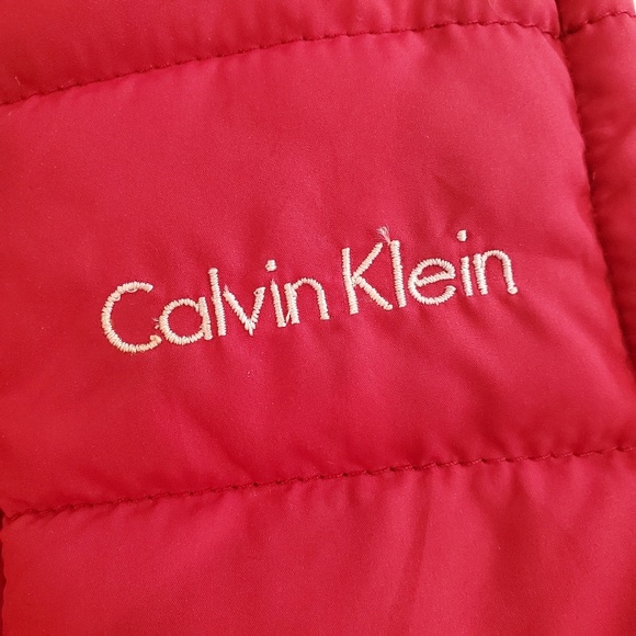 Calvin Klein | Jackets & Coats | Calvin Klein Red Puffer Vest | Poshmark